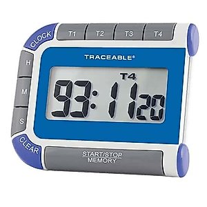 Cole-Parmer AO-06449-08 Color Frame Four-Channel Timer 06449-08