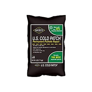 SAKRETE | U.S. Cold Patch Permanent Pothole Repair | 50 lb