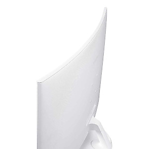 SAMSUNG 27” Curved 1080p Full HD Ultra Slim Computer Monitor, AMD FreeSync, HDMI, VGA, 4ms, VESA Mountable, NLY HDMI Cable, White
