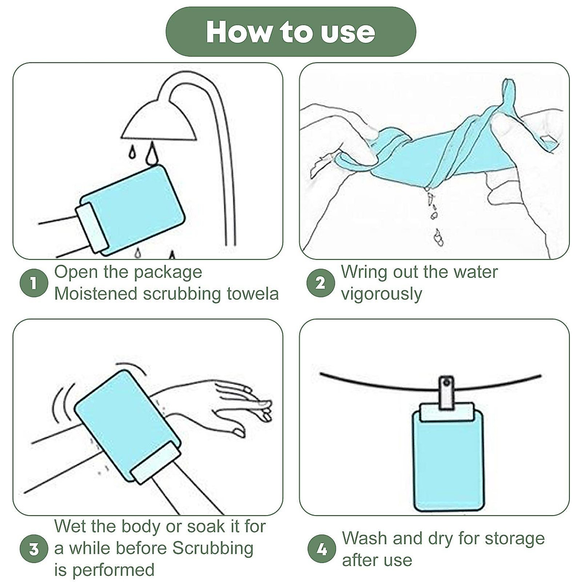 Bath Sponge, PVA Super Soft Exfoliator Sponge Gloves, Bath and Body Exfoliator Mitts, Dual-Sided, Multi-Purpose Glove Exfoliates Skin, Scrubbing Glove for Shower Spa Massage and Dead Skin Cell Remover