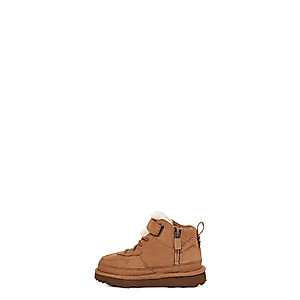 UGG Unisex-Child Highland Hi Heritage Sneaker, Chestnut, 7 Toddler