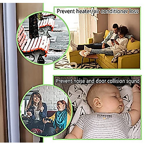 GANGDISE White Door Weather Stripping, Waterproof Self-adhisive Rubber Seal Strip for Doors and Windows Soundproof Insulation 19.68 Feet