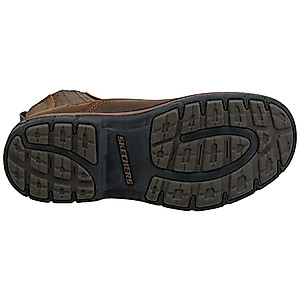 Skechers Men's Relaxed Fit Segment-Dorton, Dark Brown, 8.5 D - Medium