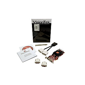 VisionTek Radeon 4350 SFF DMS59 512MB DDR2 PCIe x1 Graphics Card - 900308