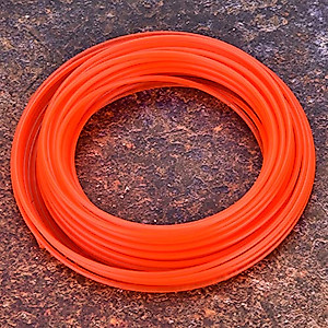 YWBL-WH 49-Foot Round Nylon Trimmer Cord Line for Lawn Mower Brush Cutter Grass Trimmer Strimmer(red(2.4mm*15m)), Cutting Tool