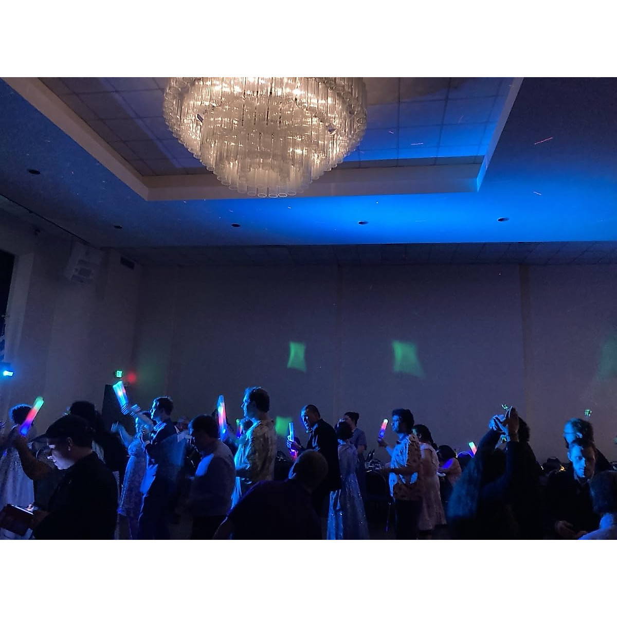 AWANG 50 Pcs Glow Sticks With 3 Modes Colorful Flashing Glow In The Dark Party Supplies Multicolor Bulk LED Foam Glow Sticks For Wedding Raves Sporting Events Glow Party Birthday Camping