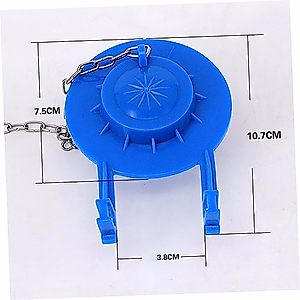 Toilet Bowl 4 Pcs Toilet Tank Flapper Toilet Drain Valves Toilet Flush Valve Repair Ki Blue Toilet Tank Accessory Clap Cover Baffle Water Tank Flush Valve Plug Ar Accessories Tank
