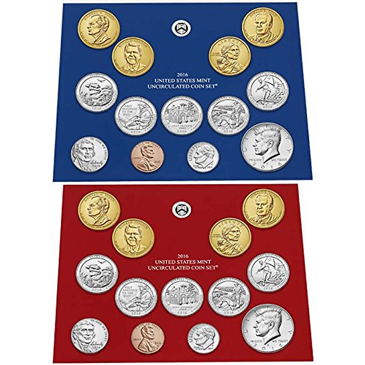 2016 P D US Mint Set 28 Coins in Original Packaging Brilliant Uncirculated