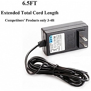 12V Keyboard AC Power Adaptor for Yamaha PA130 YPT-200 YPT-210 YPT-220 YPT-230 YPT-240 YPT-300 YPT-310 YPT-320 YPT-330 YPT-340 EZ-200 EZ-220 YPT-400 YPT-410 YPT-420 YDD-40 and DD-45