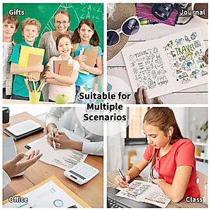 EOOUT 20 Pack A5 Kraft Notebooks, Lined Journal Bulk with Rainbow Spine, 10 Colors, 60 Pages Soft Cover Composition Notebooks for Women Girls Kids, School Office Supplies