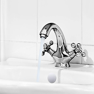 WILLBOND 4 Pieces Kitchen Sink Hole Cover Faucet Hole Cover Kitchen Sink Tap Hole Plate Stopper Cover Blanking Metal Plug (Plastic)