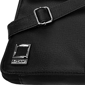 Lencca Axis 15 Hybrid Compact Slim Sling Shoulder Bag Briefcase for HP 15z, EliteBook, Envy, Mobile Thin Client, Omen 15t, ProBook, Spectre x360, ZBook Series 14 15.6 Laptop