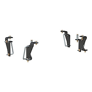 CURT 16420 5th Wheel Installation Brackets, Select Dodge, Ram 1500, 2500, 3500 Black