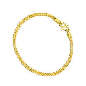 CHOW SANG SANG 999.9 24K Gold Price-by-Weight 6.55g Gold Bracelet for Women 90193B