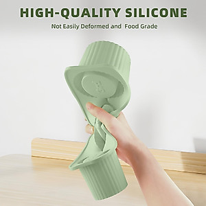 Ice Mold Compatible with Stanley Cup, Silicone Ice Cube Tray With Lid for Stanley 20-40 Oz Accessories, Reusable Ice Maker for Chilling Whiskey, Cocktails, Drinks, Easy to Release, Gifts for Family