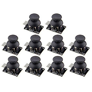 WMYCONGCONG 10 PCS Game Joystick Breakout Module Game Controller Replacement Joystick Control Stick Compatible with PS2 Switch Joy-Con Controller