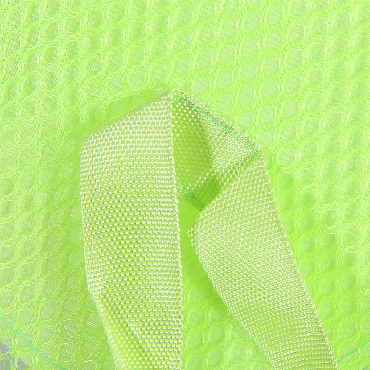 Hanging Mesh Space Saver Bags Organizer 3 Compartments Toy Storage Basket for Kids Room,3 Pcs (blue green pink)