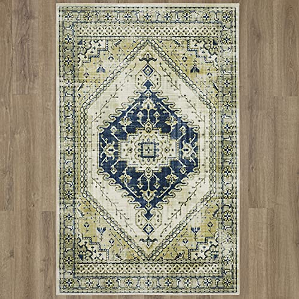 Mohawk Home Apeley Navy Medallion (2 '6" X 4' 2") Area Rug