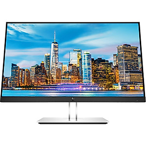 HP EliteDisplay E24 G4 24 Inch 1920 x 1080 Full HD IPS LED-Backlit LCD Monitor Bundle with HDMI, VGA, DisplayPort, Gel Mouse Pad, and MK270 Wireless Keyboard and Mouse Combo
