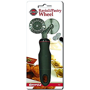 Norpro Grip-EZ Pastry/Ravioli Wheel, Black