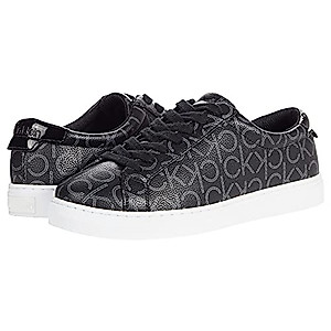Calvin Klein Women's Gules Sneaker, Black 002, 7.5