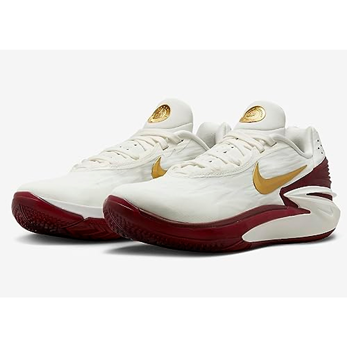 Nike AIR Zoom GT Cut 2 Women's Basketball Shoes Summit White-Metallic Gold Size 6W/4.5M