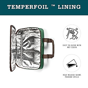 Rachael Ray Lugger Reusable Insulated Carrier Keeps Food Hot or Cold for Hours, Perfect for Lasagna Pan, Casserole, Baking Dish & More, Standard, Forest Green