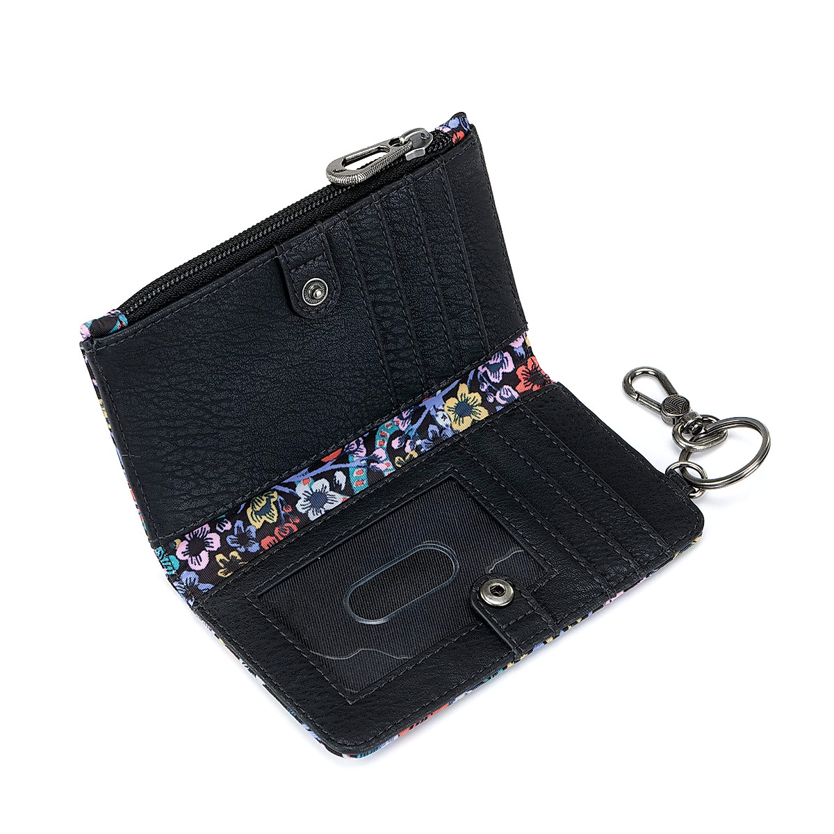 Sakroots Eco-Twill Encino Essential Wallet, Pink Mojave Canyon