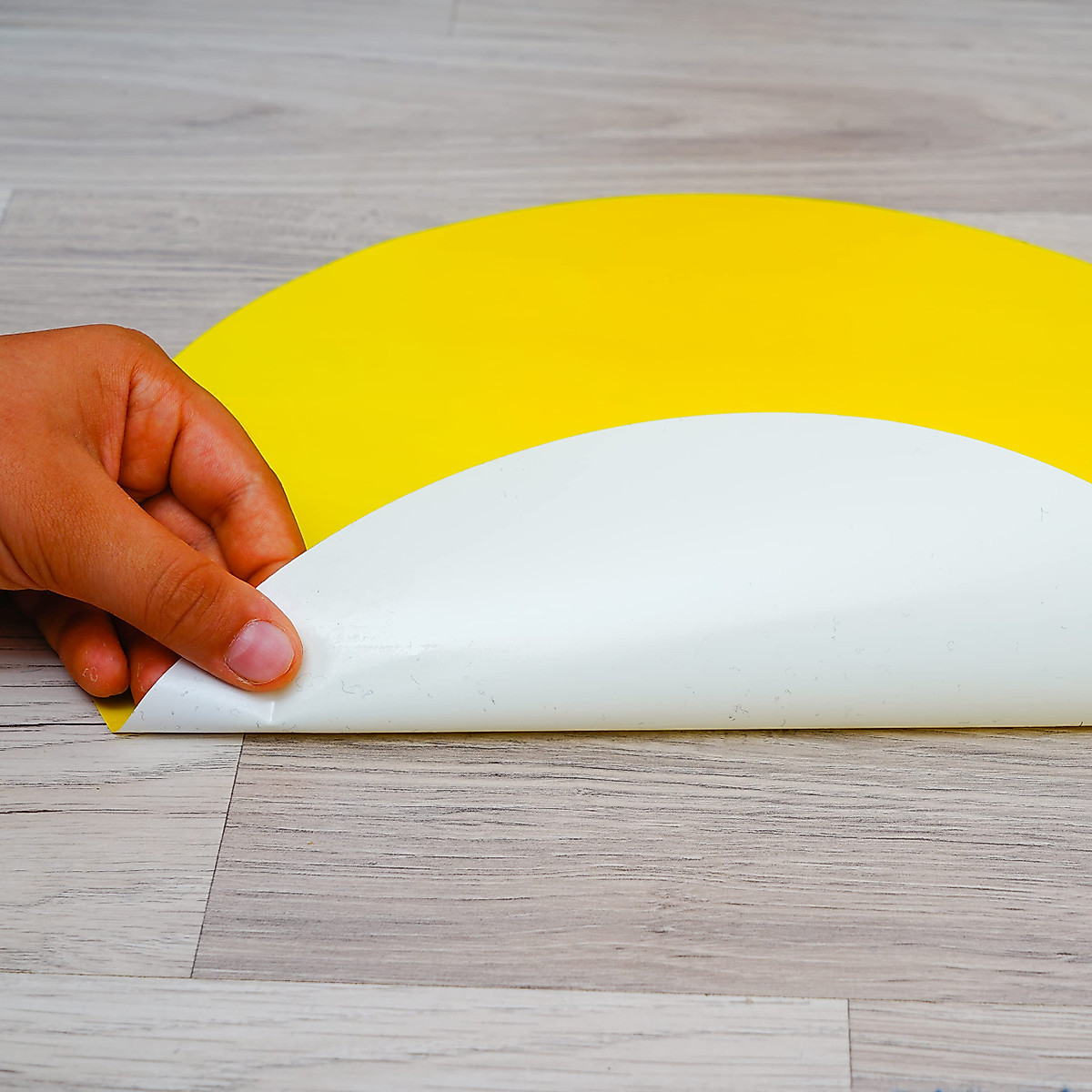 Dry Erase Circles 6 Pcs 12''Big Size Vinyl Dots for Classroom and Kindergarten,Perfect for Floor Marking and School Teaching, Removable Floor Stickers for Classroom, Line Up Spots for Classroom Floor