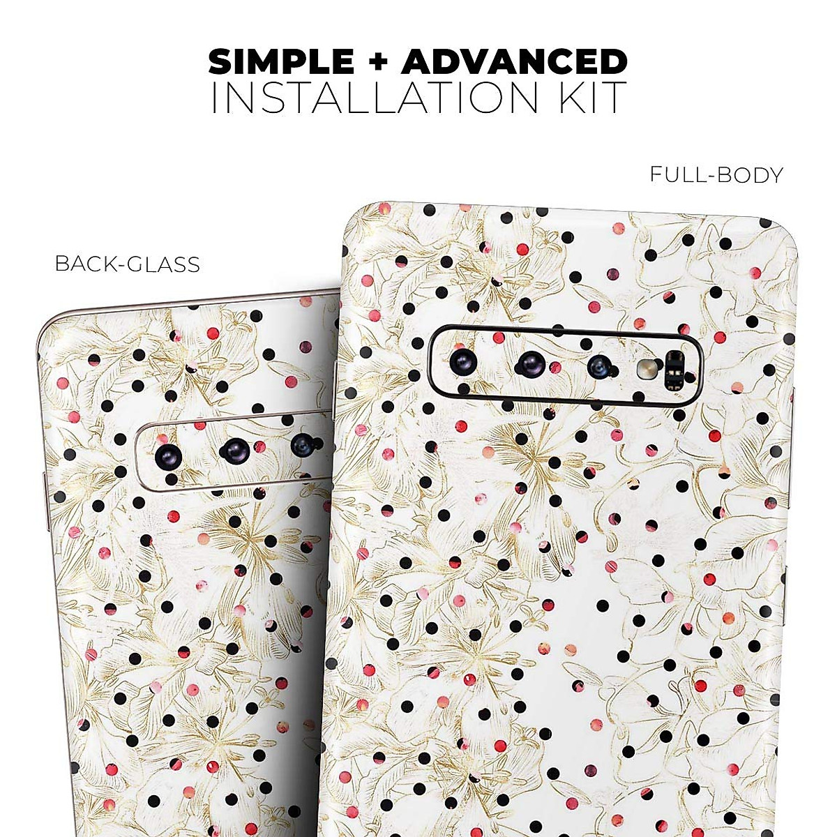 DesignSkinz Karamfila Watercolo Poppies V16 Protective Vinyl Decal Wrap Skin Cover Compatible with The Samsung Galaxy S20 (Screen Trim & Back Glass Skin)