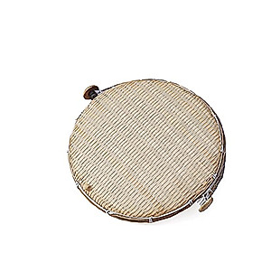 Serving Baskets Covered Round Bamboo Serving Food Tent Basket Bread Storage Container with Mesh Food Nets Fruit Cover