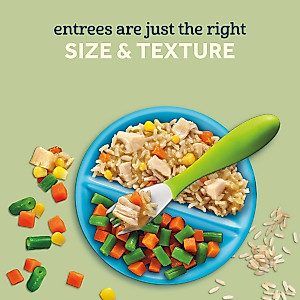 Gerber Mealtime for Toddler Macaroni & Cheese with Side of Seasoned Peas & Carrots, Made with Real Cheddar Cheese & Farm Grown Veggies (6.6 Ounce (Pack of 12))