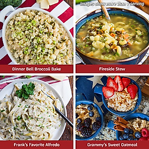 4Patriots: 4-Week Emergency Food Supply Survival Kit, Perfect for Camping, Freeze Dried Preparedness Food, Designed to Last 25 Years, Be Ready with 192 Servings of Delicious Breakfast, Lunch, & Dinner