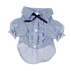 Pet Clothes Dog Dress Spring and Summer Spring Cute Custume Chihuahua Coat Outfits Pet Supplies Dog Shirt for Small Dogs Girl