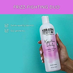 Keratin Perfect Keratin Daily Smoothing Shampoo- 12oz