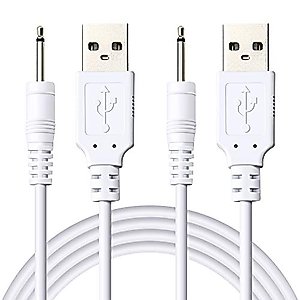 UDATON 2 Pack DC Charging Cable, USB DC 2.5 mm Fast Charger Cord Adapter Replacement Cable