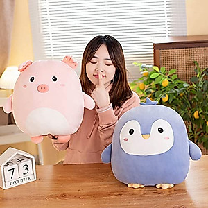 Grafingy Penguin Plush Pillow, 16 inch Penguin Stuffed Animal Toy Soft Penguin Plushies Throw Pillow Toys Gifts for Room Decor Kids Birthday Valentine