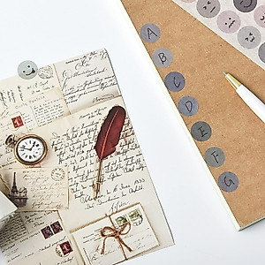 Mdikawe Polka Dot Smiley Face Stickers Diary Handwriting DIY Decorative Materials Label Seal Stickers (18Pcs/864Pcs)