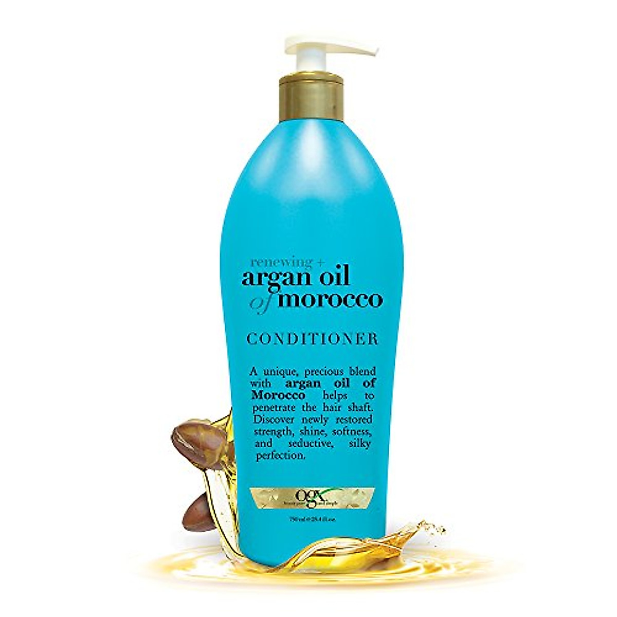 OGX Renewing + Argan Oil of Morocco Conditioner, 25.4 Ounce Salon Size