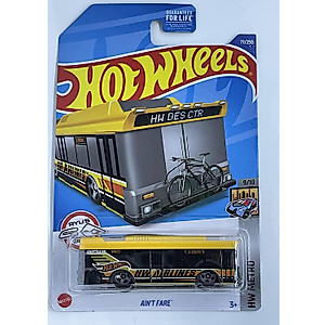 Hot Wheels 2022 - Ain't Fare - Bus - Yellow - HW Metro 9/10