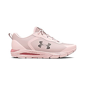 Under Armour Women's HOVR Sonic Special Edition, Pink Note/Jet Gray, 10 Medium US