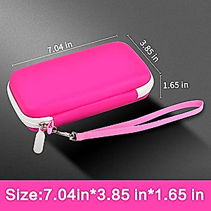 Case Only Compatible with Texas Instruments TI-30XIIS Scientific Calculator, Travel Office Calculators Storage Holder Bag with Extra Mesh Pocket for Pens, USB Cables and Accessories (Bag Only) - Red