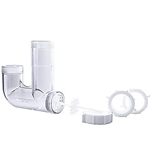 Quick Clean Sink Trap | 1 1/4" & 1 1/2" P-Trap Replacement Upgrade | Jewelry Catcher | DIY Unclog Your Drain | No Tools Required | Bathroom/Salon Hair Trap | Made in USA | Veteran Owned