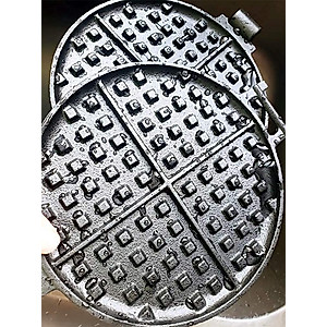HAWOK Cast Iron Waffle Iron Waffle Maker