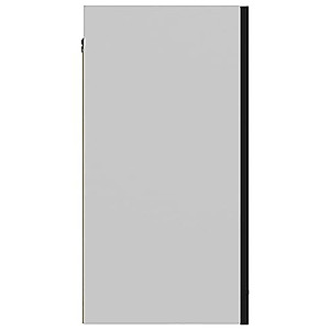 Aisifx Hanging Cabinet Black 23.6"x12.2"x23.6" Engineered Wood