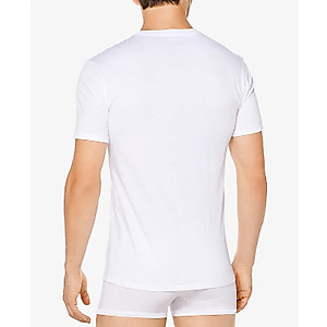 Michael Kors Men`s Performance Cotton Crew Neck T-Shirts 3 Pack (W(RR2C001013)/W, Medium)