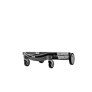 CLAX® The Original | Made in Germany | Multi Use Functional Collapsible Carts | Mobile Folding Trolley | Storage Cart Wagon | Shopping Cart with 2 Storage Crates | platform truck (Light Grey)