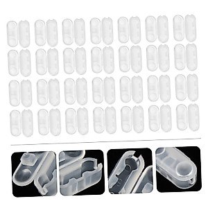 150 Pcs Transparent Bead Buckle Beaded Ball Chain Blind Ball Chain Shades Blind Connector Clip Vertical Roman Roller Beaded Chain Connectors Vertical Blind Connector Clips