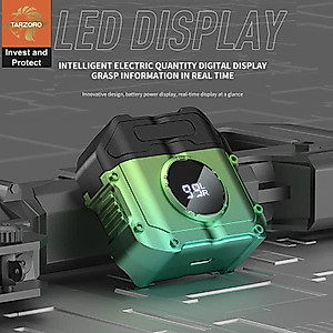 Bluetooth Headphones V5.3 Wireless Earbuds 65Hrs Standby Battery Life with Wireless Charging Case & LED Power Display Deep Bass IPX7 Waterproof Earphones Microphone Stereo Headset for iPhone & Android