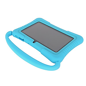 GLOGLOW Children Tablet, Dual Camera Quad Core 2500mAh 7in Kids Tablet 4.0 Support Up to 128GB Memory Card for Home (US Plug)